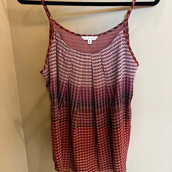 CAbi | Tops | Cabi M Houndstooth Cami | Poshmark